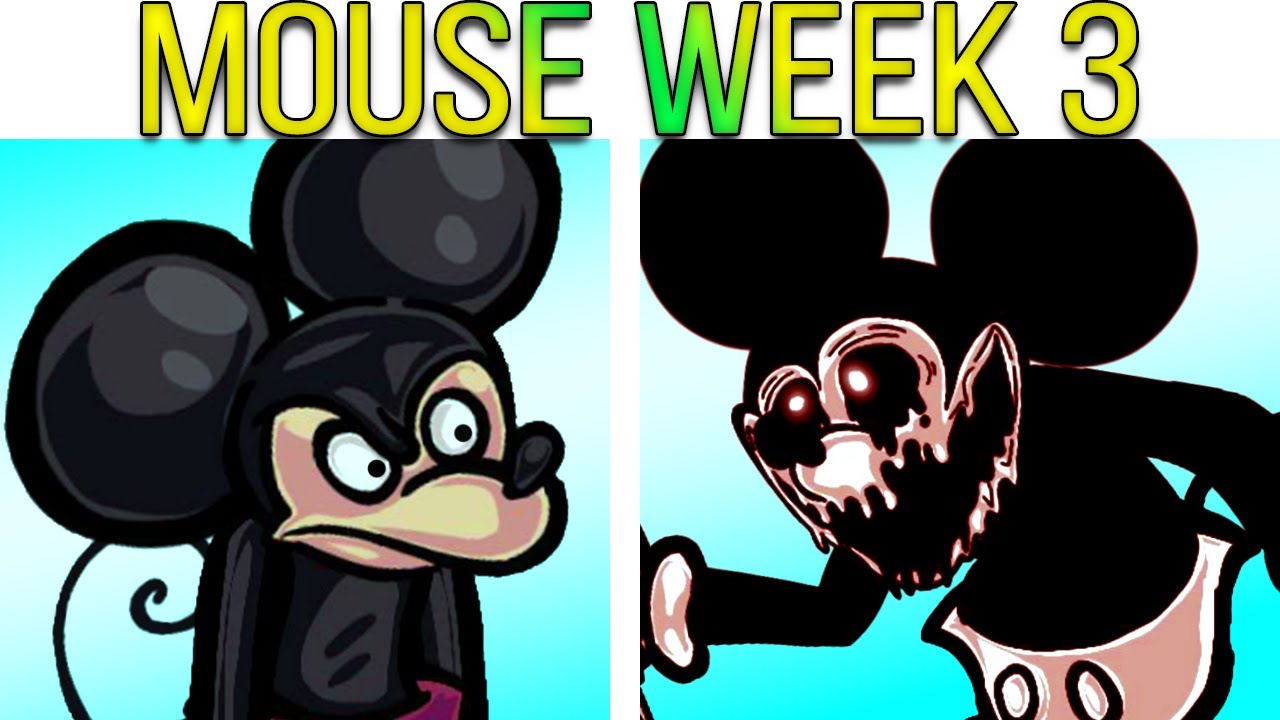 Friday Night Funkin' VS Mickey Mouse FULL WEEK Update (FNF Mod) (Horror ...