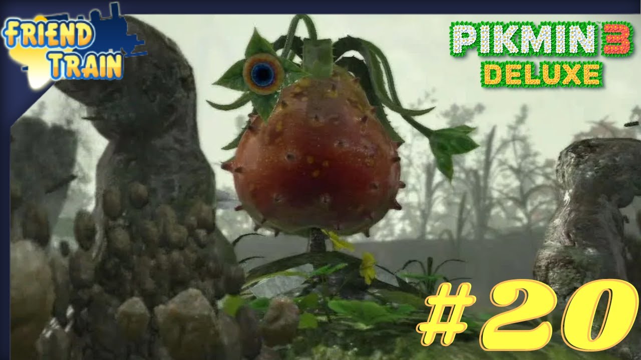 Friend Train Duos - Pikmin 3 Deluxe - Day 20: Quaggled Mireclops - YouTube