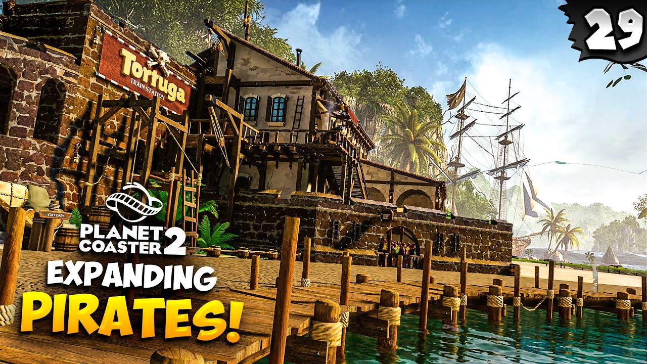 Expanding my Pirate Area in Planet Coaster 2! (#29) - YouTube