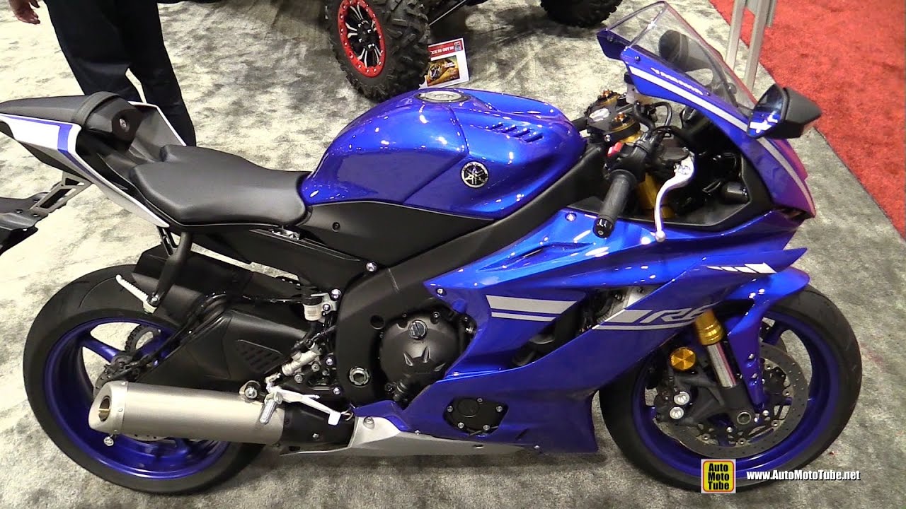 2017 Yamaha R6 - Walkaround - 2016 AIMExpo Orlando - YouTube