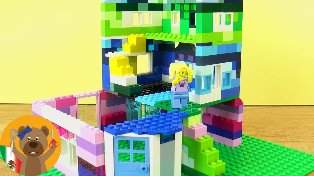 ¿RASCACIELOS de LEGO? Arma tu propia casa de 5 pisos | DIY inspiración ...