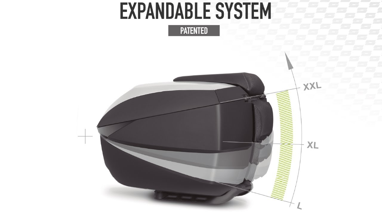 EXPANDABLE motorcycle case + 3P System by SHAD - YouTube