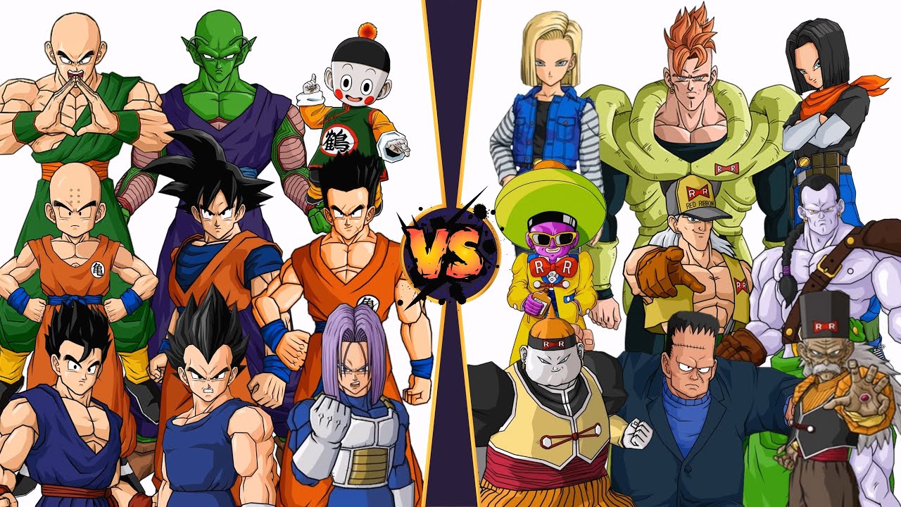 【Dragon Team Z Fighters VS Android Team Marathon】 Dragon Ball Z ドラゴンボール ...