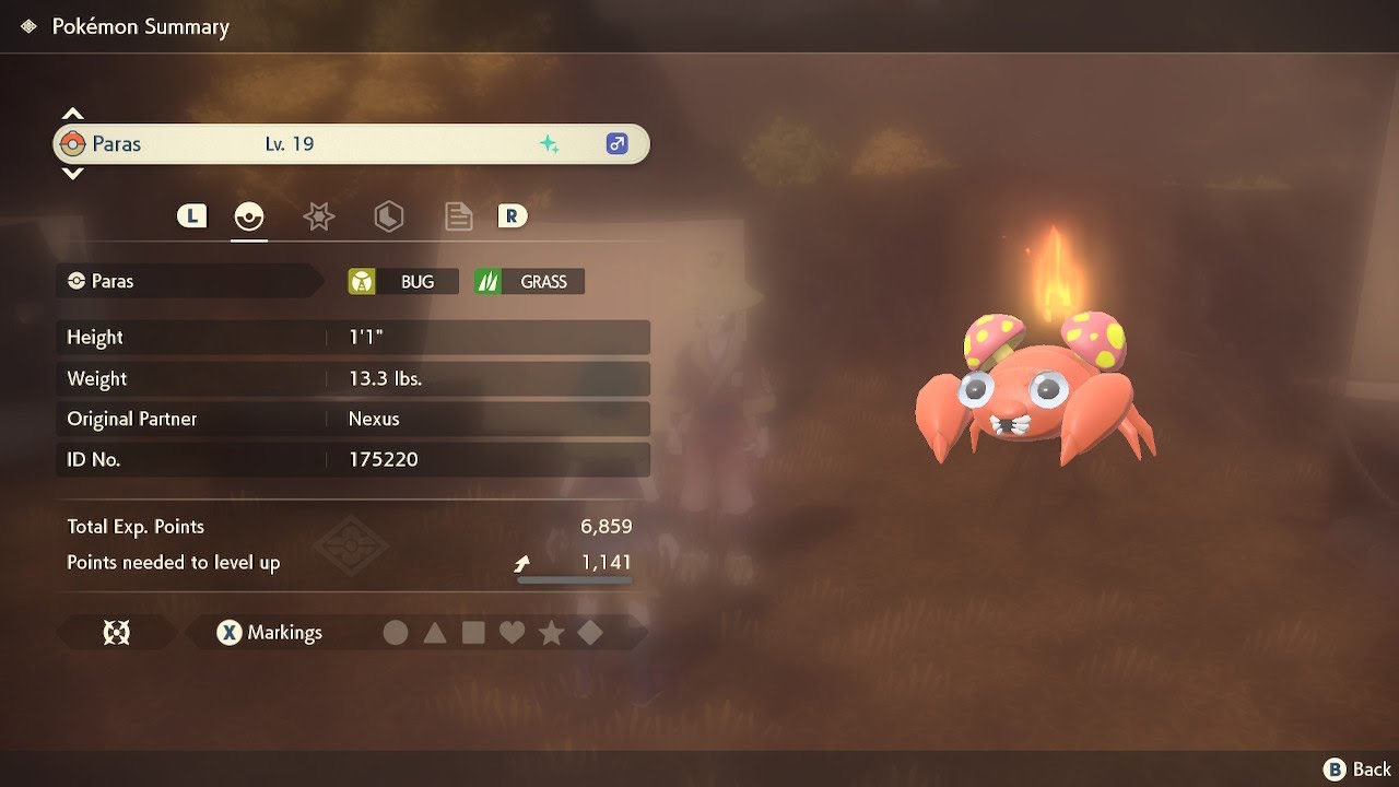 Shiny Paras in Legends Arceus - YouTube