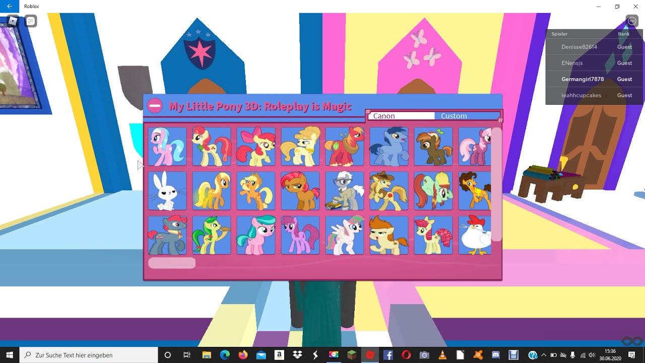 my little pony roblox - YouTube