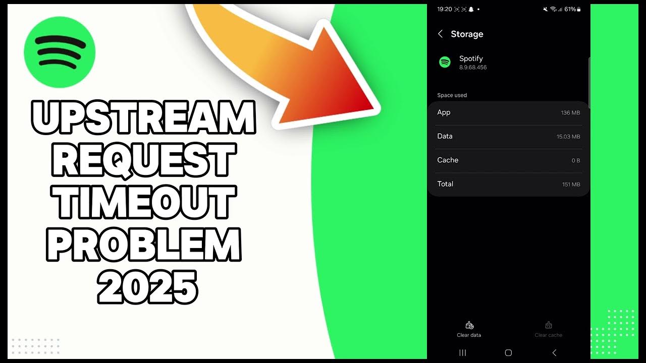 How To Fix Spotify Upstream Request Timeout Problem 2025 - YouTube