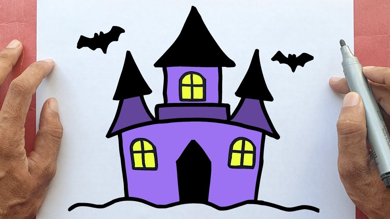 Comment Dessiner une Maison Hantée | Tutoriel de Dessin de Maison d ...