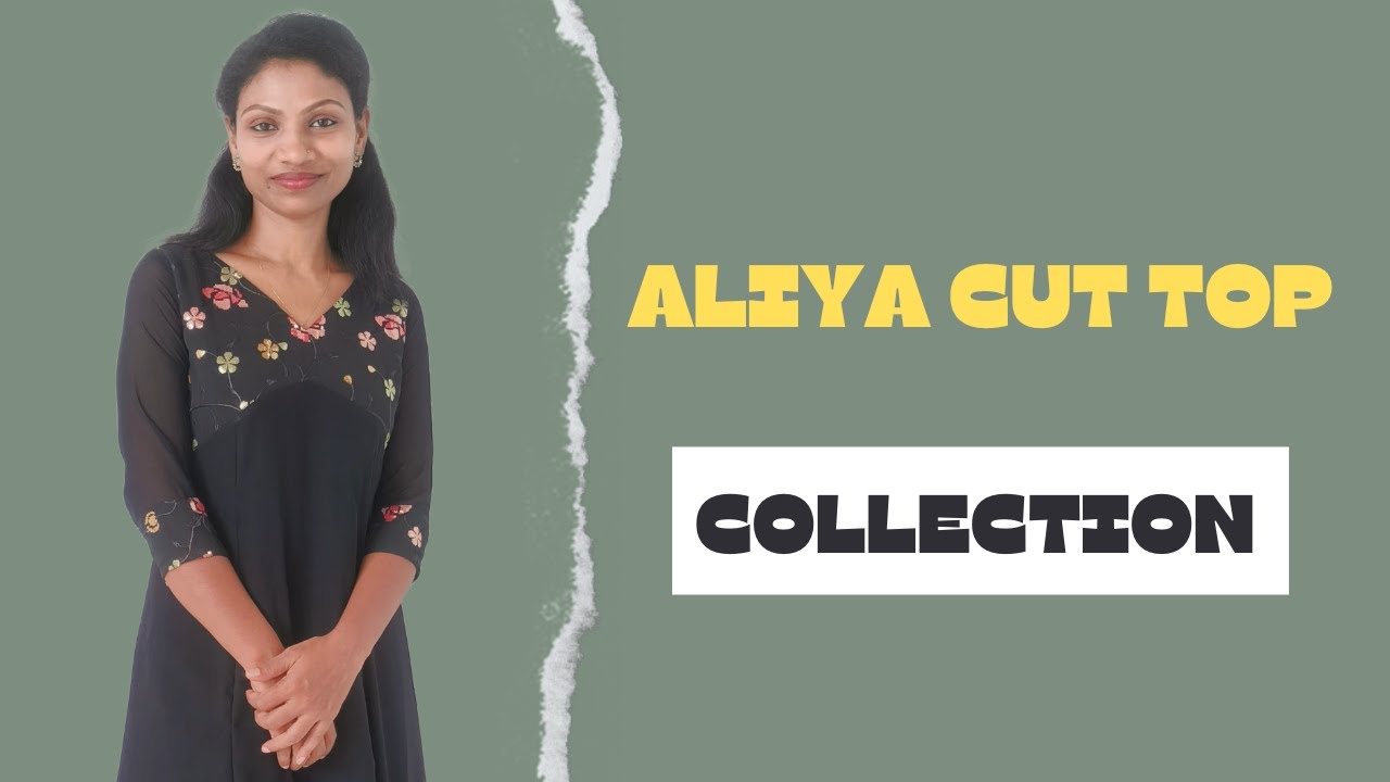 Sila Designs in-house georgette designer a-line top collections - YouTube