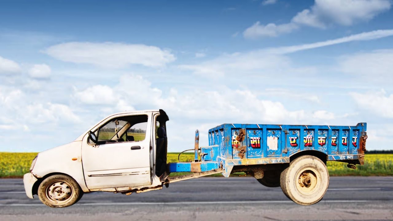 kya gadi trauly chala payegi#whats wagonR running tractor trauly# ...