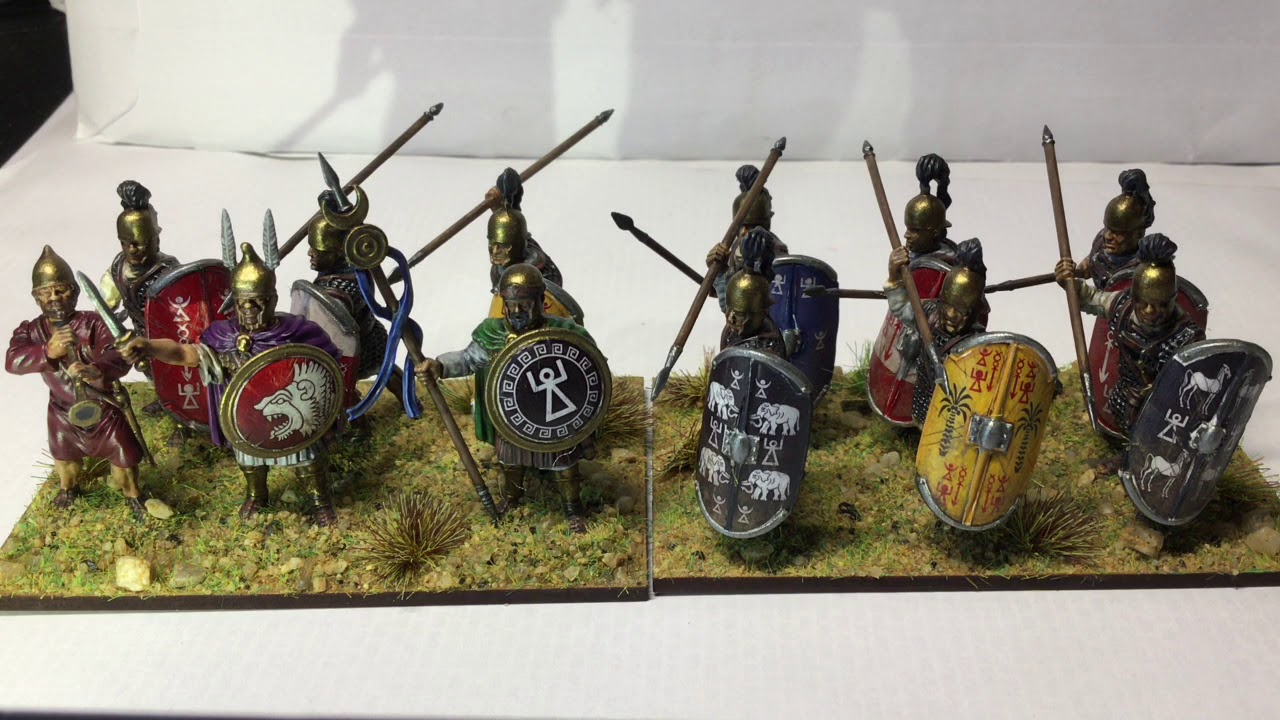 Victrix Carthaginian spearman and Crusader Miniatures Hannibal Barca ...