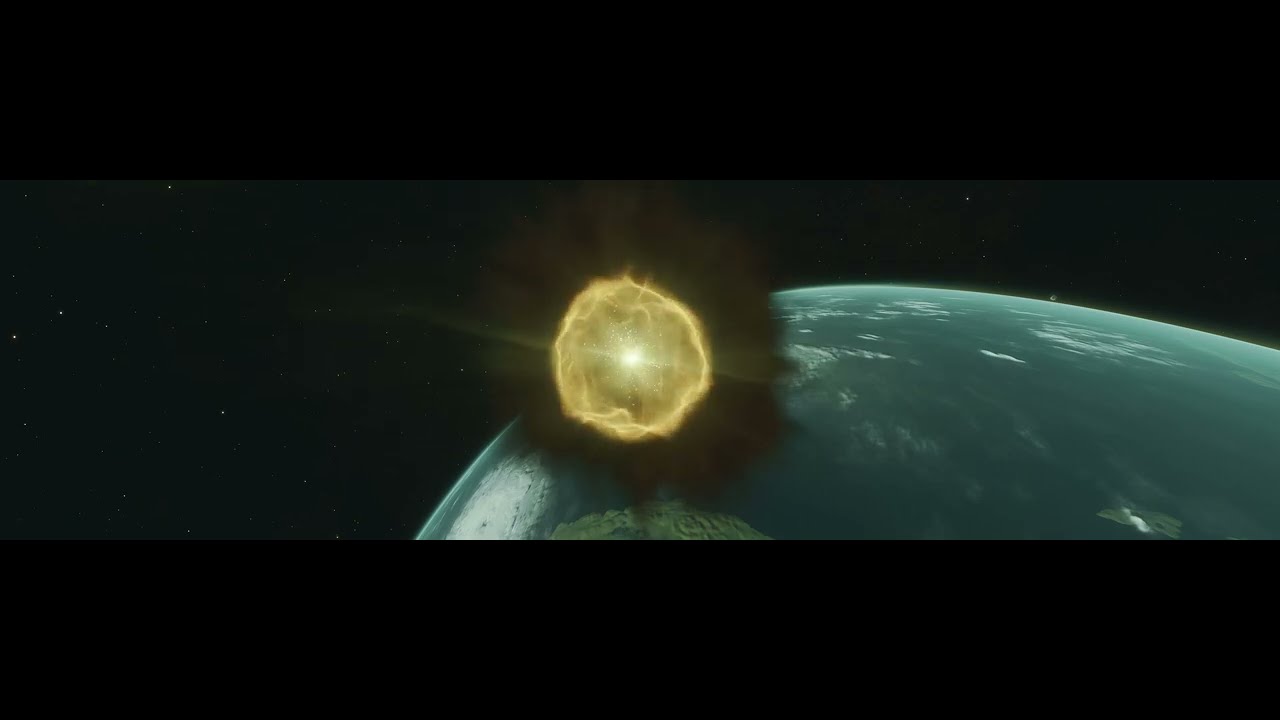 Elite Dangerous | Titan Cocijo explodes over earth | 4k ultrawide - YouTube