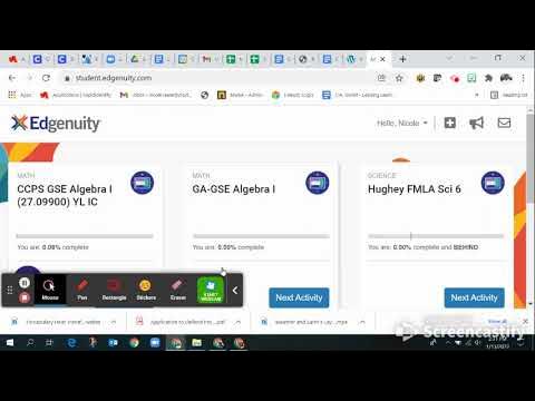 Class Code to Join Edgenuity Course - YouTube