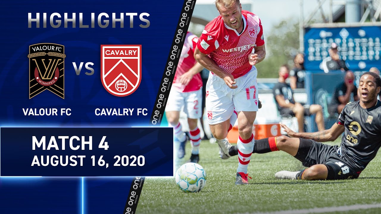 CANPL HIGHLIGHTS | Valour FC vs. Cavalry FC - August 16, 2020 - YouTube