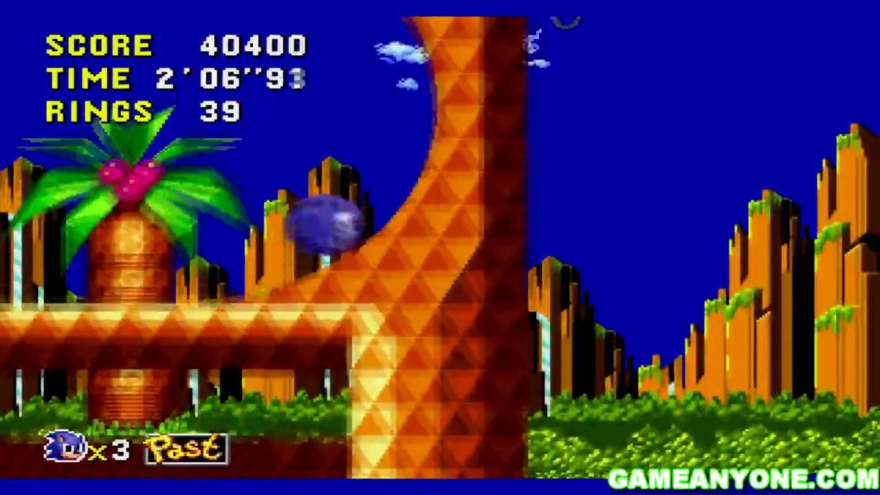 Sonic CD - Palmtree Panic Zone Act 2 & Special Stage 2 - YouTube