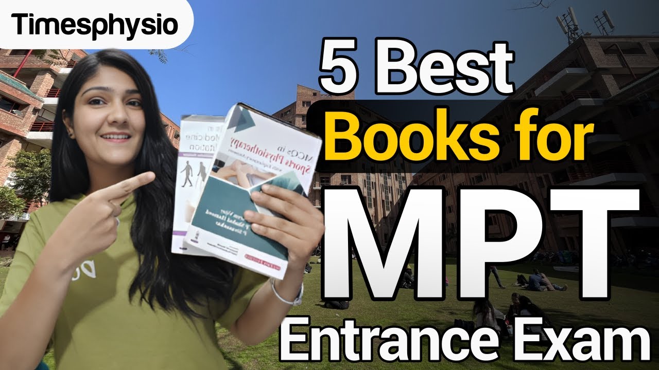 5 Best Books for MPT Entrance Exam by . Dr Mitali Yadav mam ...
