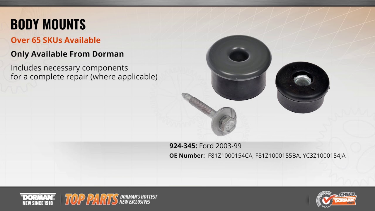 Highlighted Part: Body Mount for Select Ford F-Series Models - YouTube