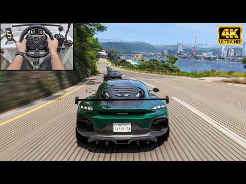 Koenigsegg Gemera VS Hypercars - Forza Horizon 6 | Logitech G923 Steering Wheel
