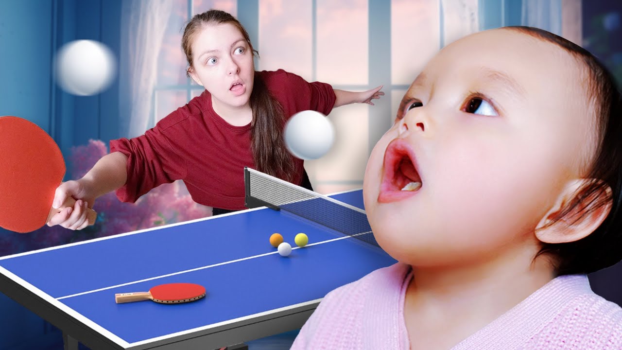 Baby's First Ping Pong Competition – Don't Miss It! - YouTube
