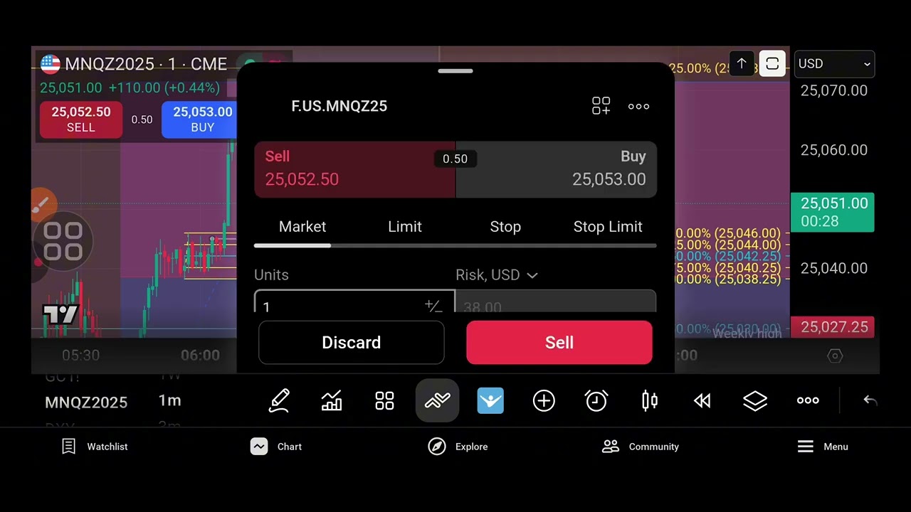 Full Live Trading While Eating During my 30mins Work Break| No Setup No ...