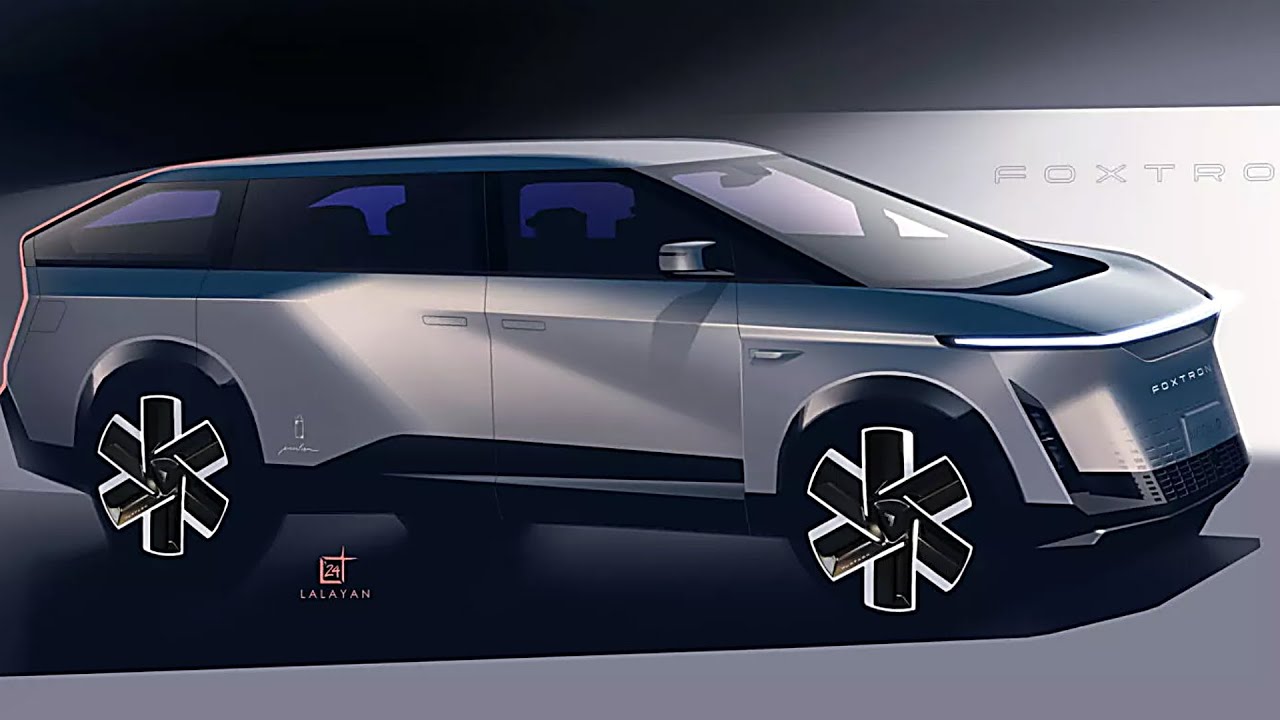 Foxtron Model D: A Pininfarina-Designed Electric Minivan Featuring ...