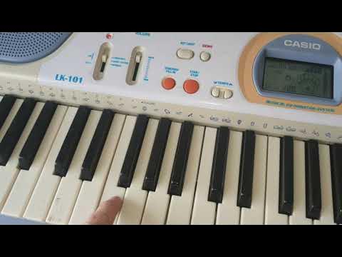 Hướng dẫn sử dụng đàn Organ casio LK-101, LK102 nội địa nhật bản - YouTube