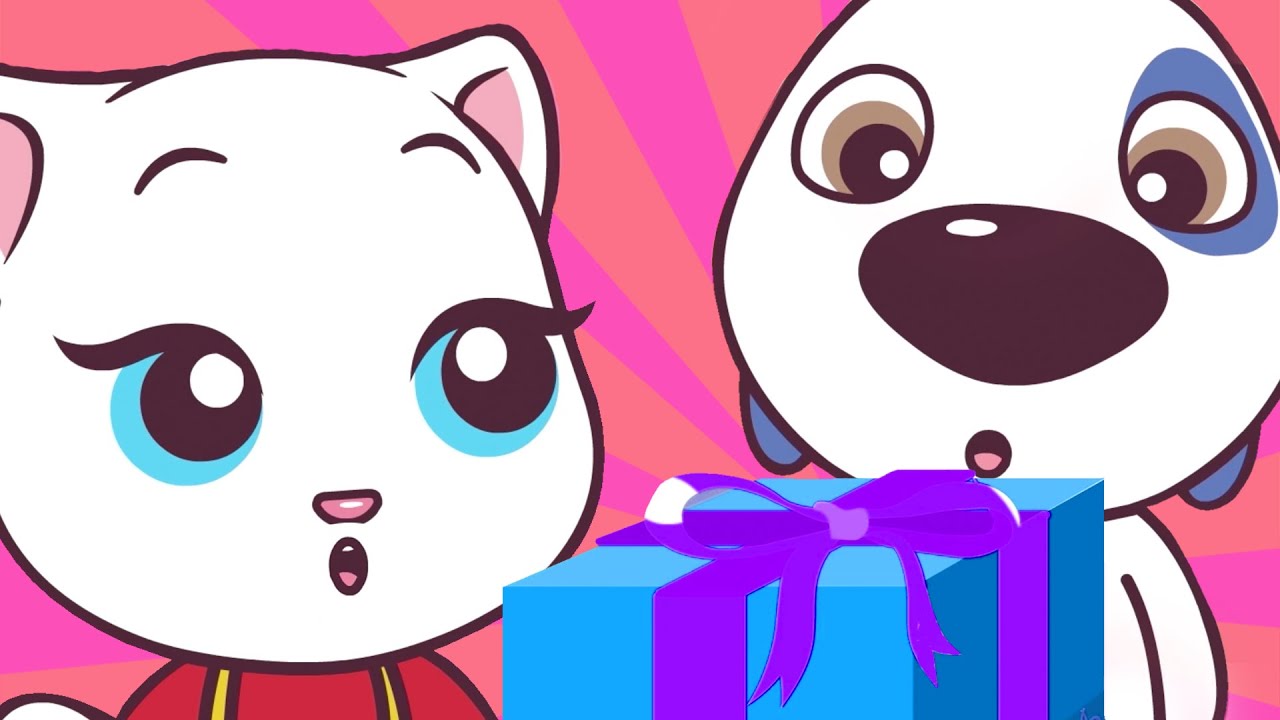 Talking Tom and Friends Minis 😼 The Unlucky Gift 🎁 アンラッキーなプレゼント 🎁 アニメ短編 ...