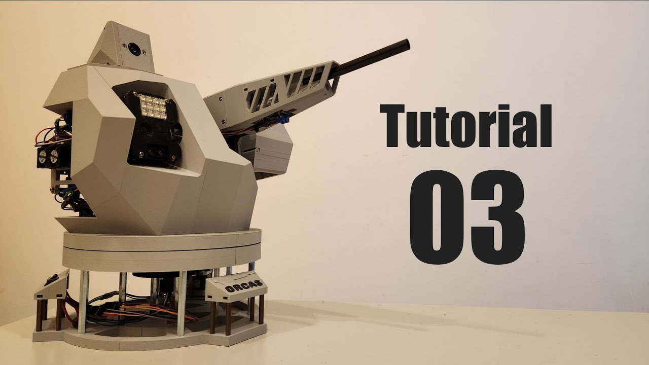 ORCAS tutorial 03: Panning base assembly - YouTube