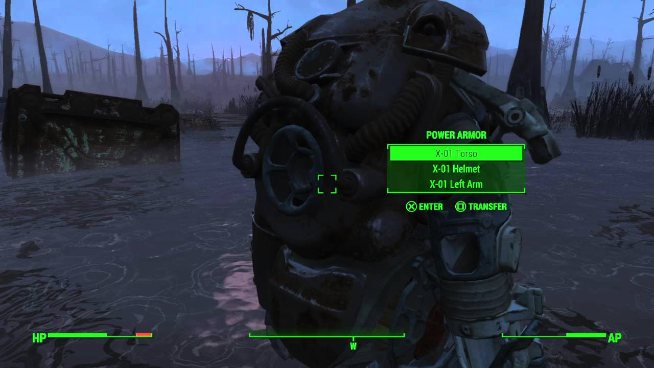 Fallout 4 - Power Armor, Murkwater Construction Site - YouTube