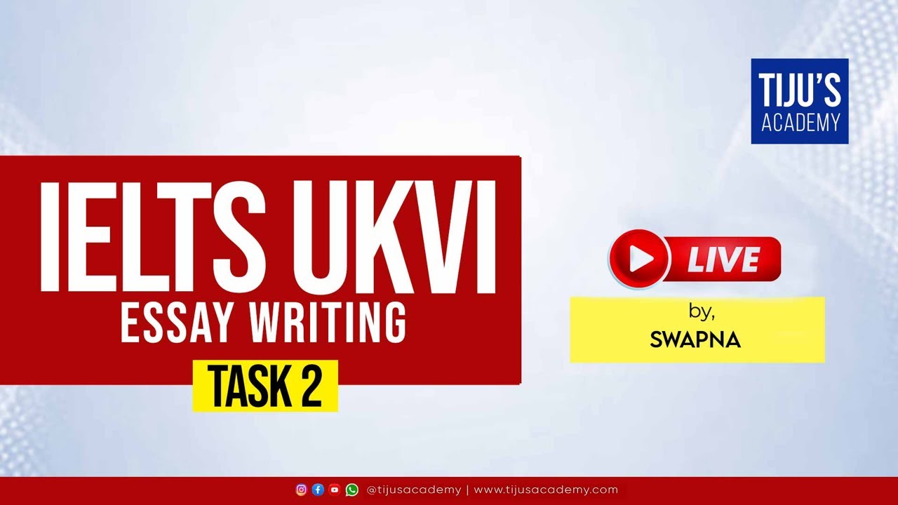 Mastering IELTS UKVI WRITING LIVE | Expert Tips and Strategies | Tiju's ...