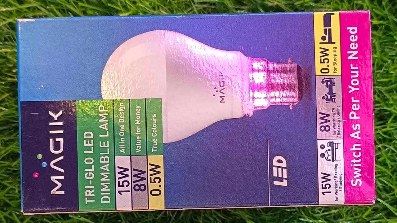 MAGIK LED bulb 15w 8w 0.5w 3 and 1 LED lamp @MatajiElectric #shorts ...