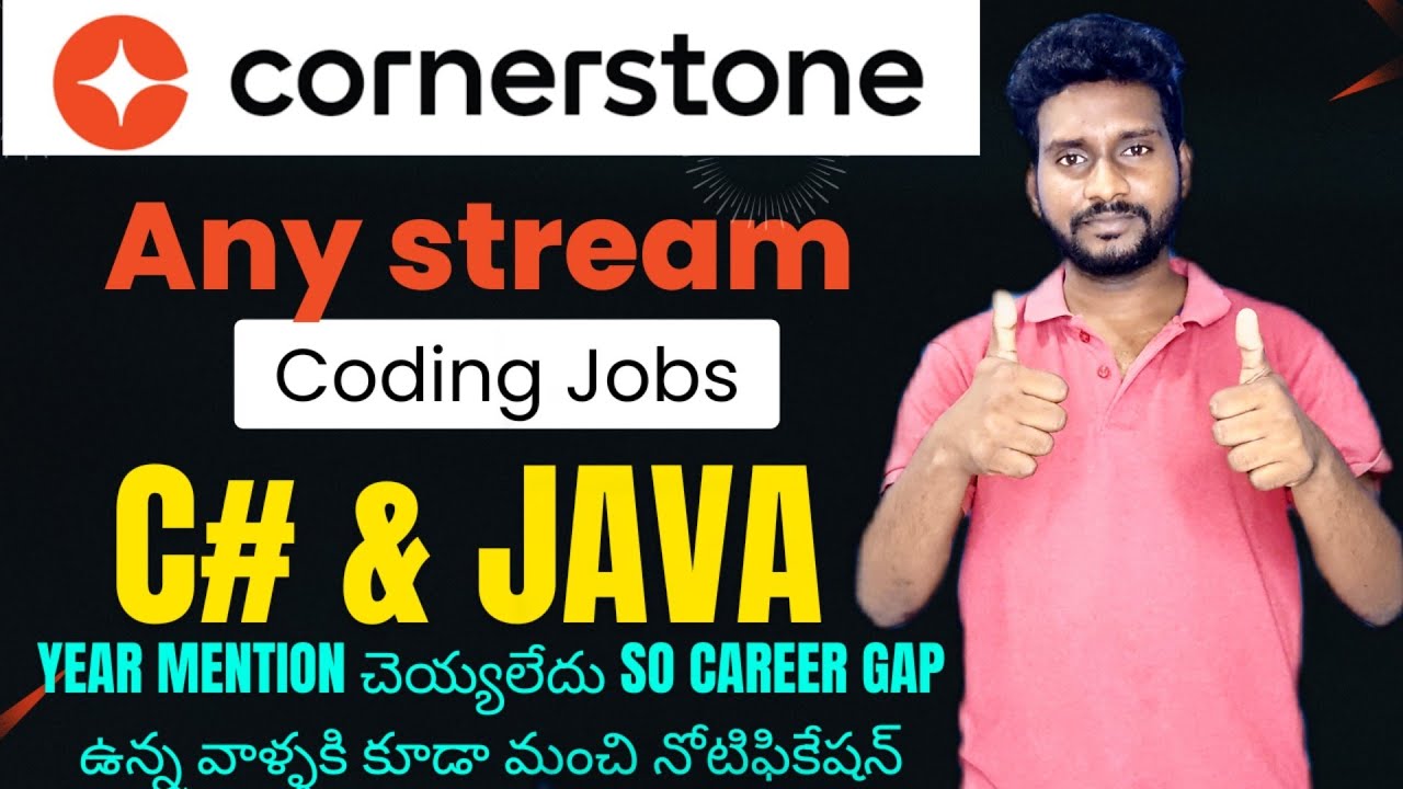 CornerStone Hiring For Software Engineer - Intern | Any Graduate Can Apply | Apply Now - YouTube