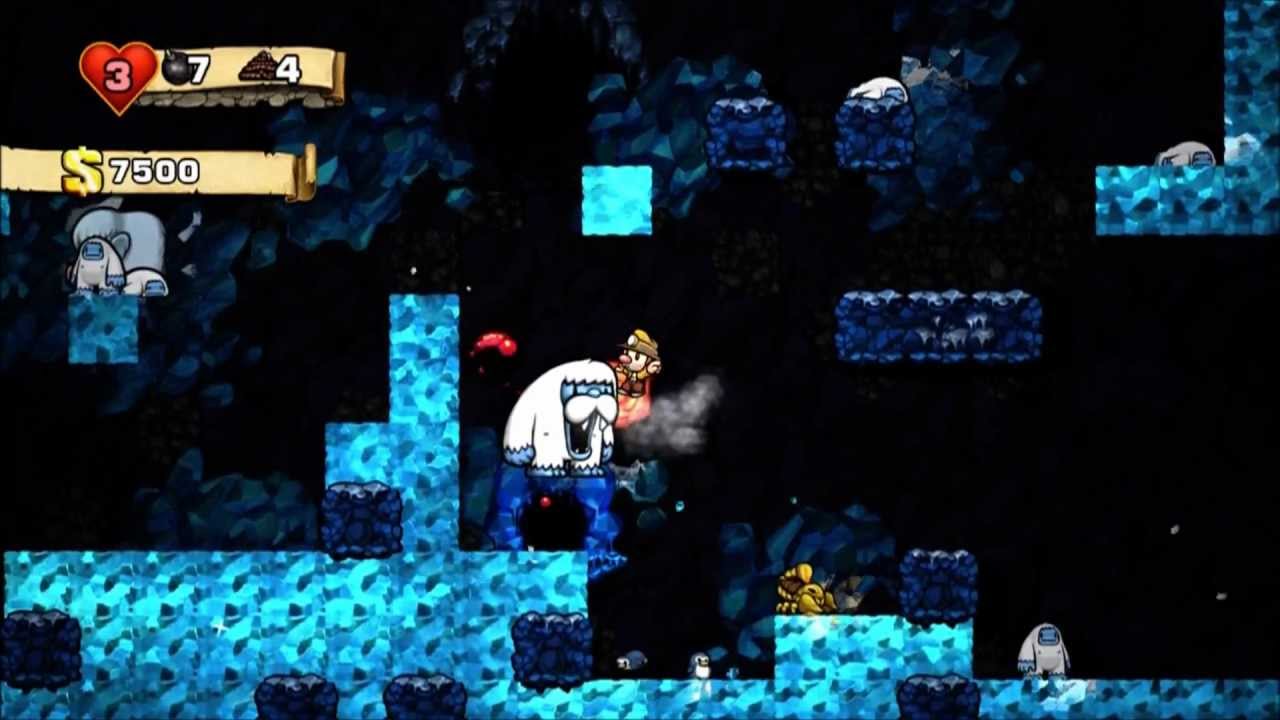 Spelunky XBLA (1080i HD) Quick Tips #9: Yeti King Boss - YouTube