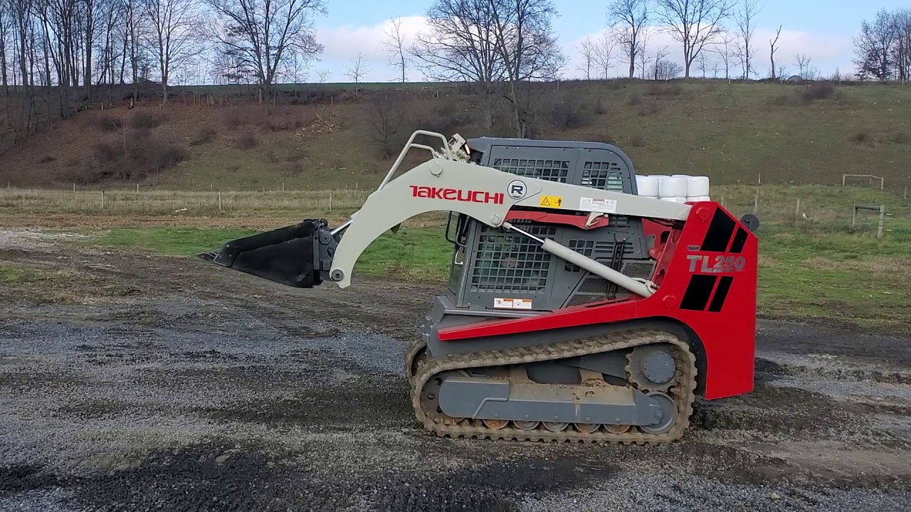 2012 Takeuchi TL250 Compact Tracked Loader: Running & Operating ...