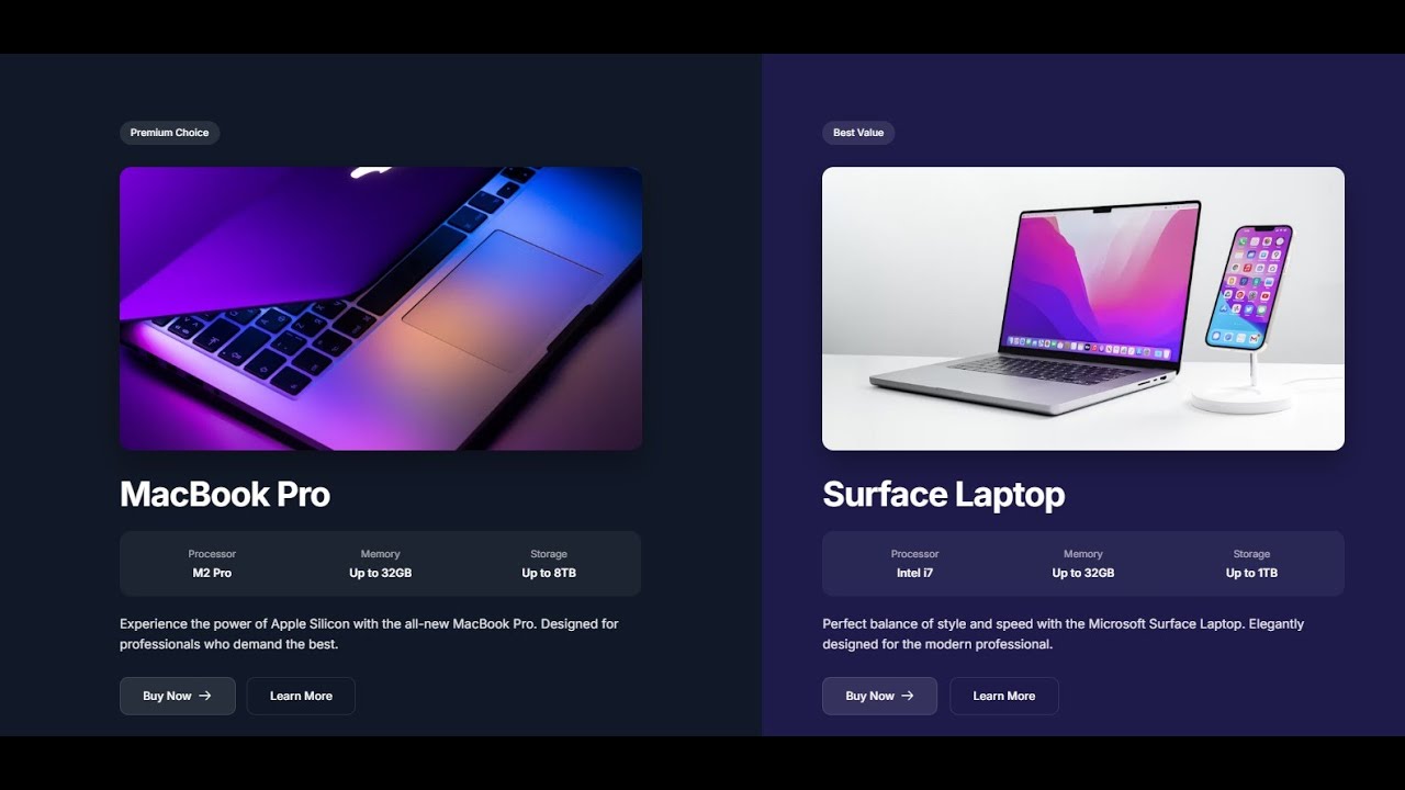 How To Create A Split Page Layout Using Html Css And Javascript 6495