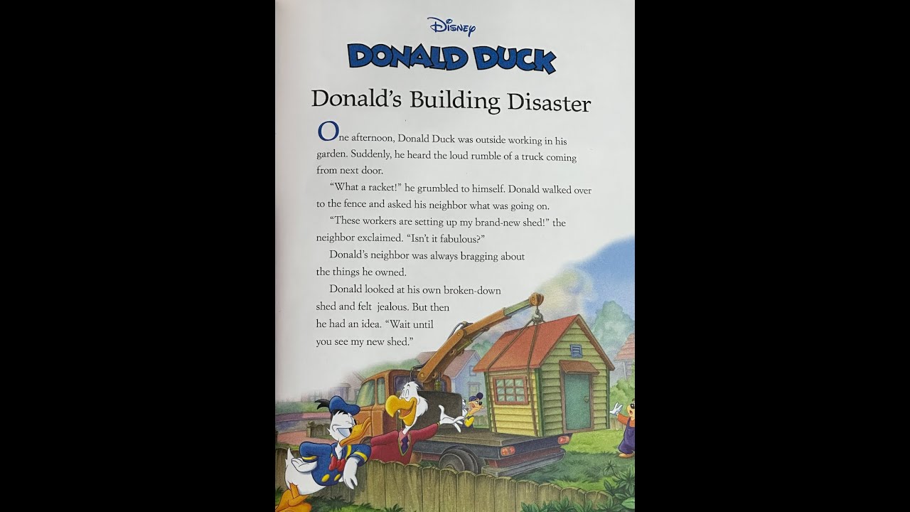 Snuggle Stories 12 Donald Duck Donalds Building Disaster - YouTube