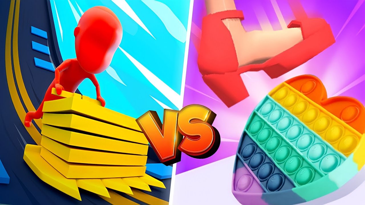 Stack Colors 🆚 Tippy Toe🏃 All Levels Gameplay Walkthrough Android, Ios ...
