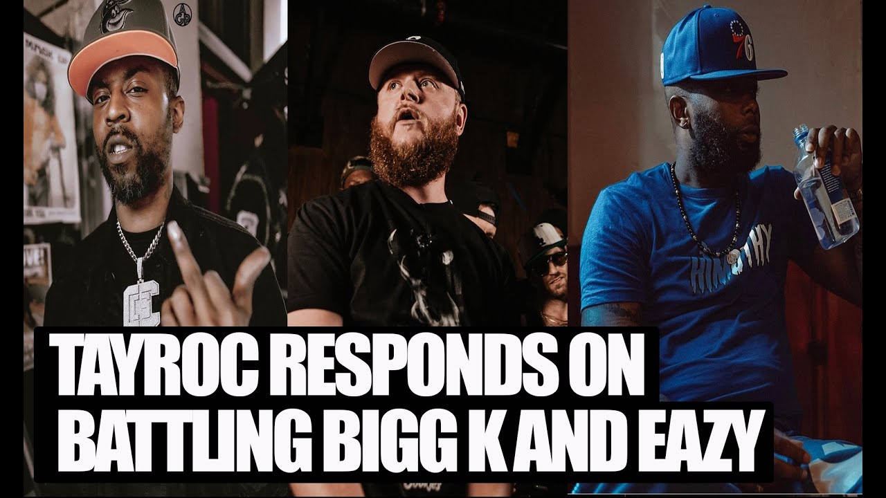 TAY ROC RESPNDS TO EAZY TBC AND BIGG K!!!! - YouTube
