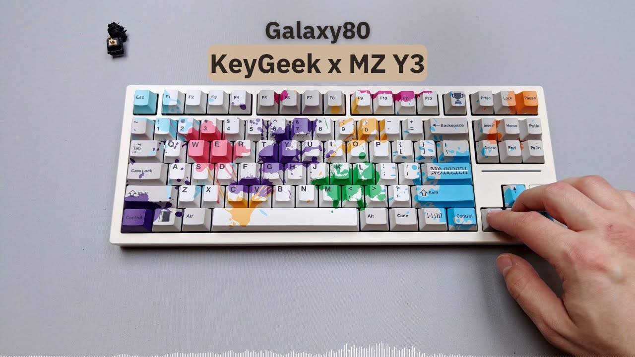 KeyGeek x MZ Y3 | Galaxy80 | sound test - YouTube