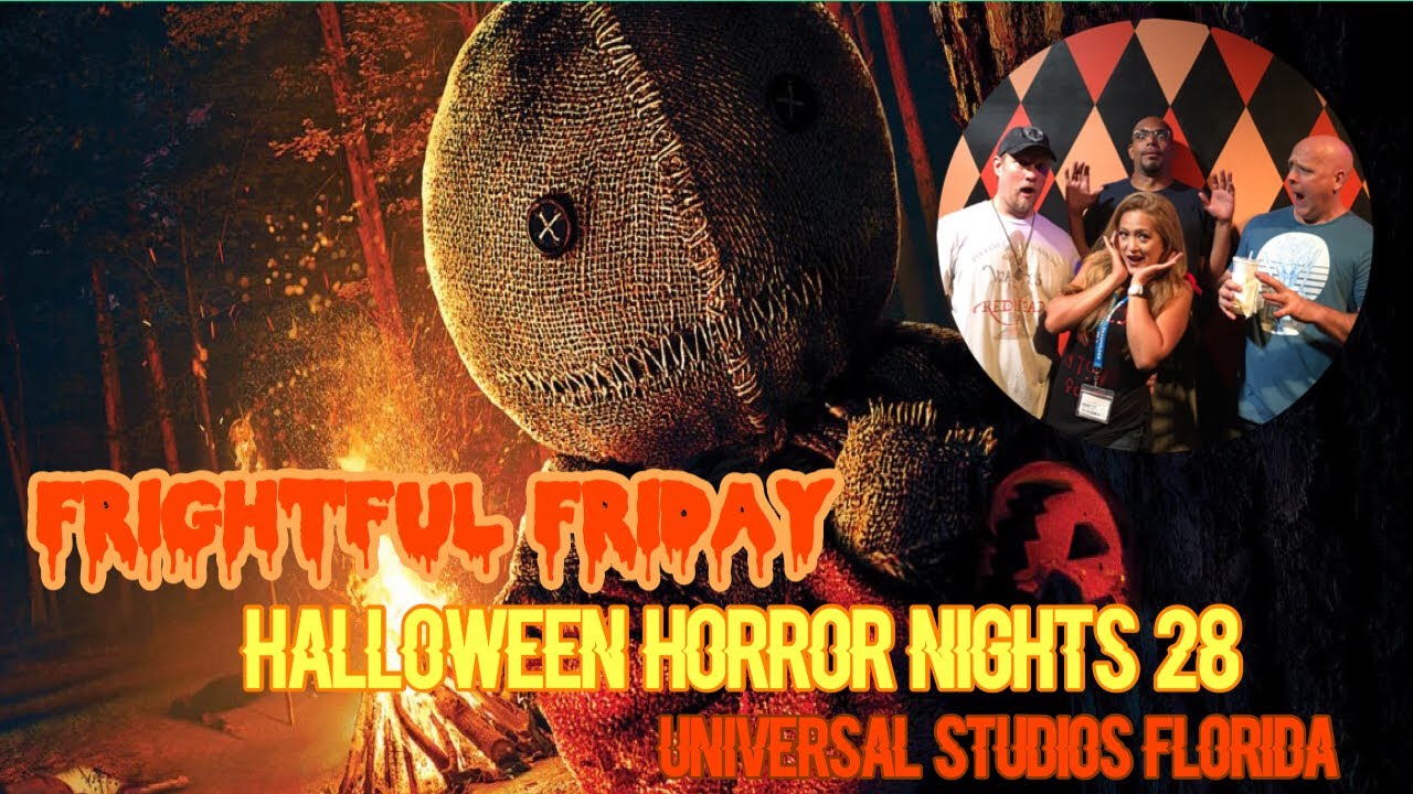 🔴LIVE. Frightful Friday. Halloween Horror Nights 28. Universal Orlando ...