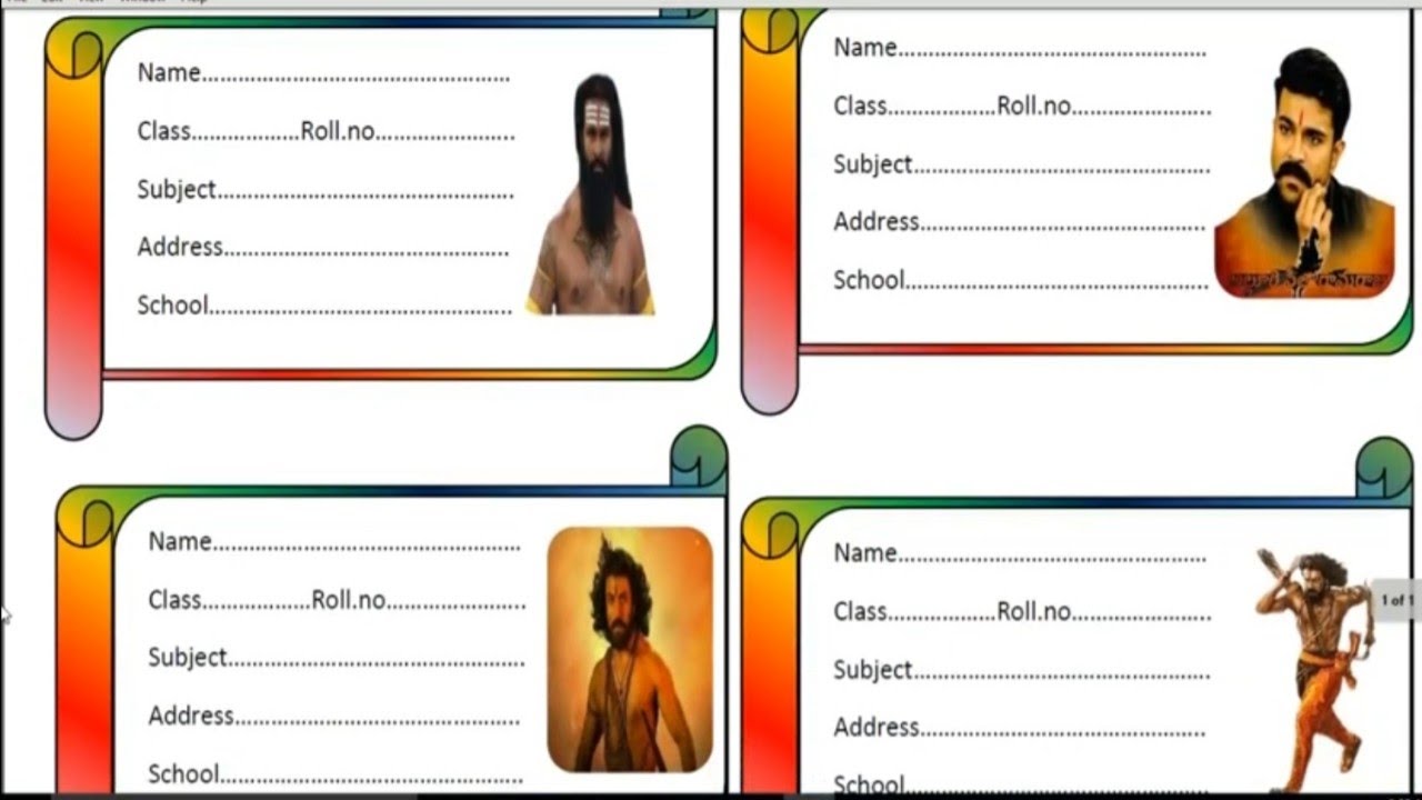 How To Make Printable Notebook Stikar In Ms Word How To Make Name How To Make Printable Notebook Stikar In Ms Word How To Make Name