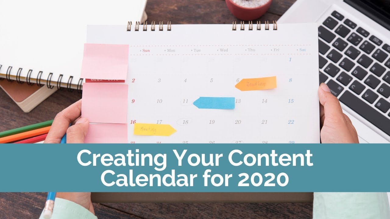 Content Calendar 2020 - YouTube