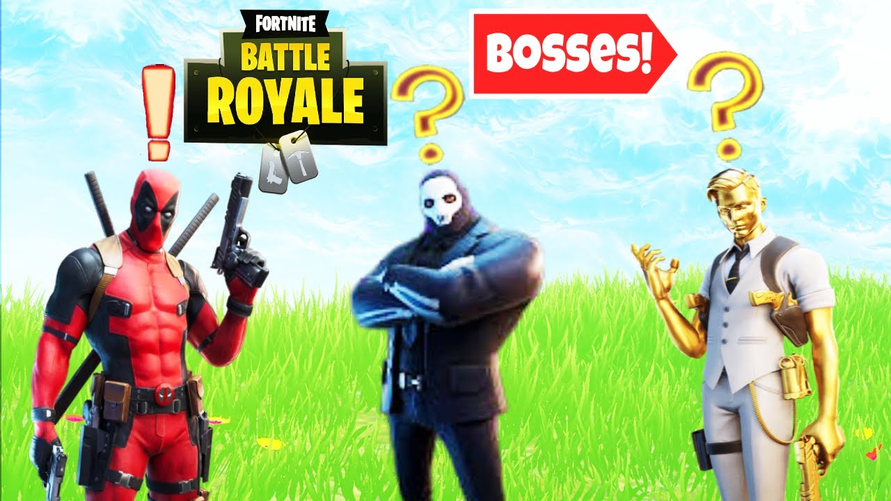 Fortnite: Battle Royale Squads | The Random Boss Challenge! - YouTube