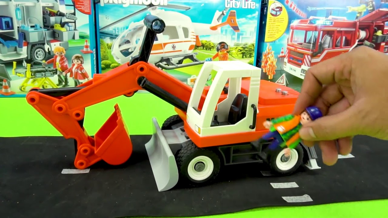 Dump Truck, Excavator, Low Loader, Wheel Loader, Fire Truck, Helicopter ...