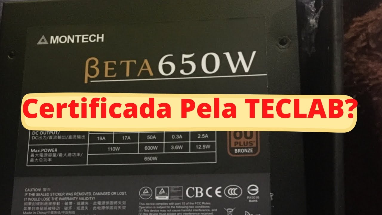 Review da FONTE Montech Beta 650w da Terabyte! - YouTube