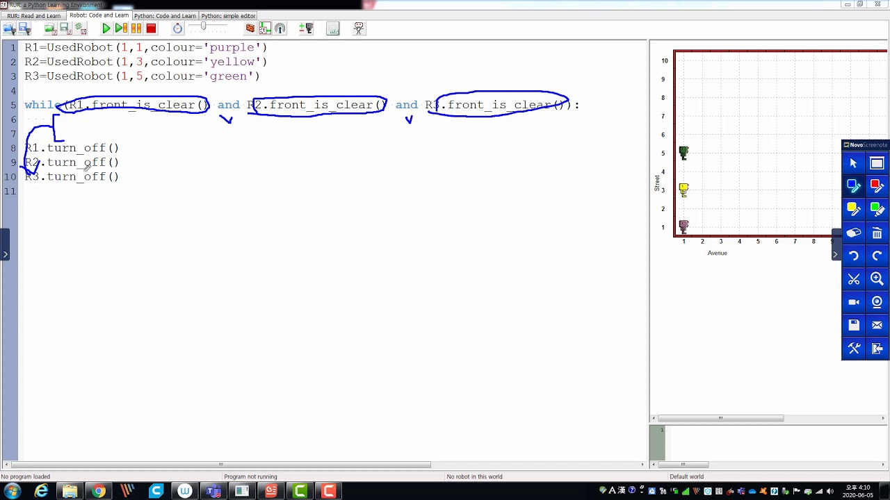 [러플] project02. 달리기경주(RUR-PLE 실생활 프로젝트) - YouTube