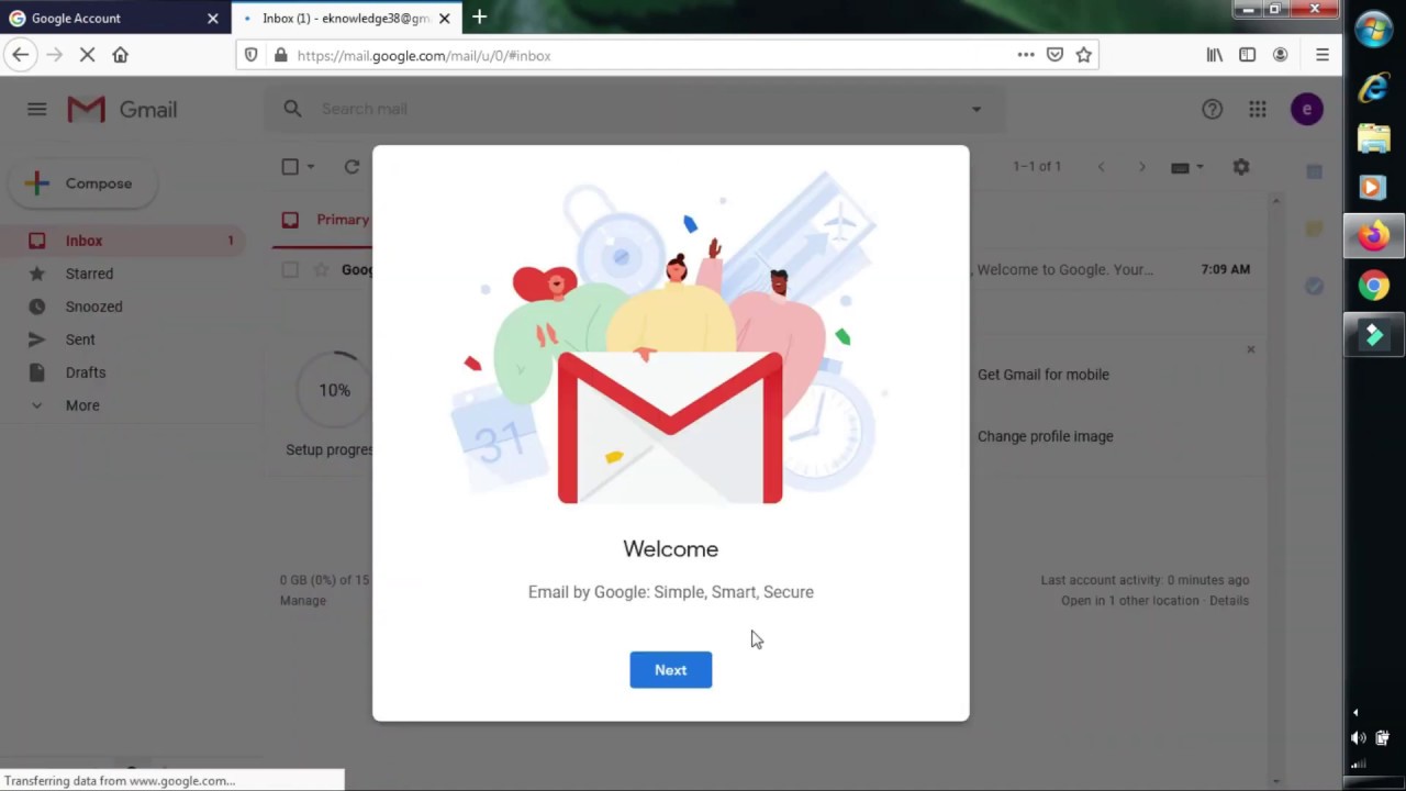 How to creat Gmail account - YouTube