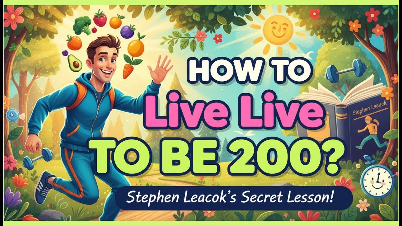 How To Live To 200? Stephen Leacock!||BSc English lesson 4 How To Live ...