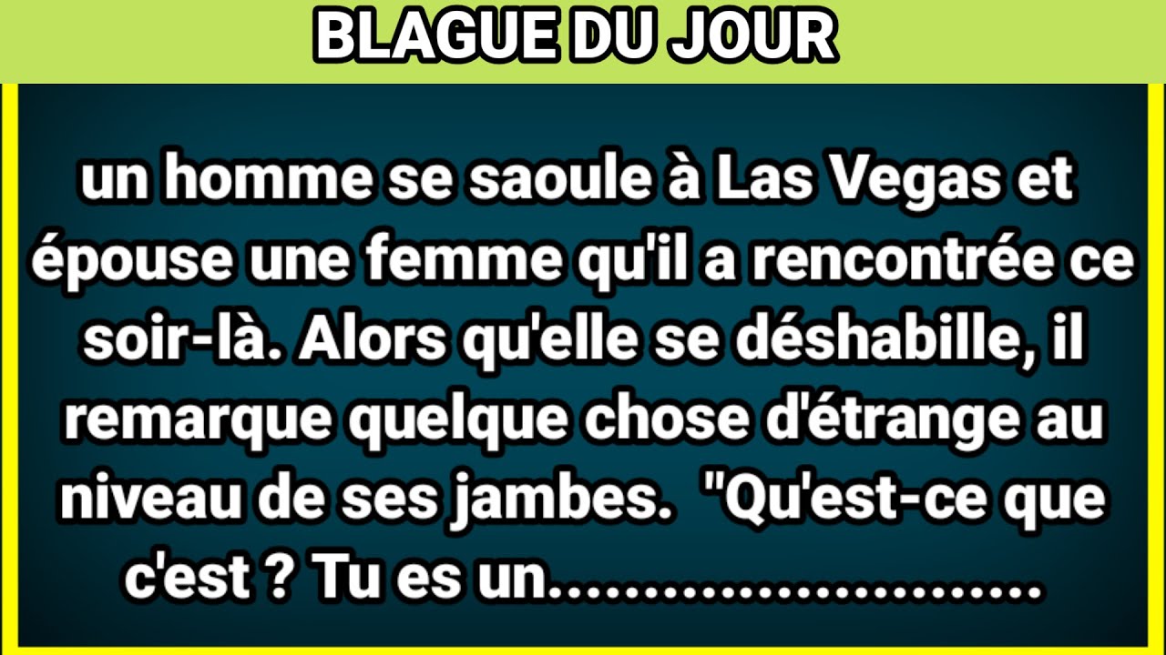 🤣 BLAGUE DU JOUR ! - un homme se saoule a las vegas... ⎪Des vidéos ...