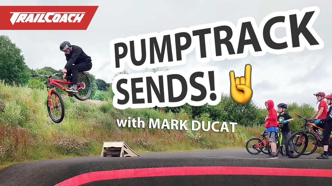 Pumptrack BACKFLIP! Mark Ducat sends it for the kids - TrailCoach Youth ...