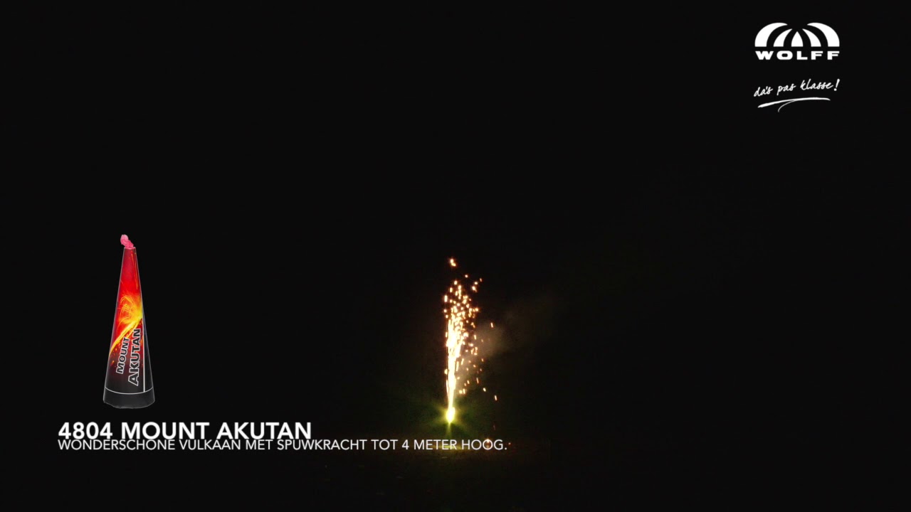 Mount Akutan - China Red - vuurwerk met inhoud - YouTube